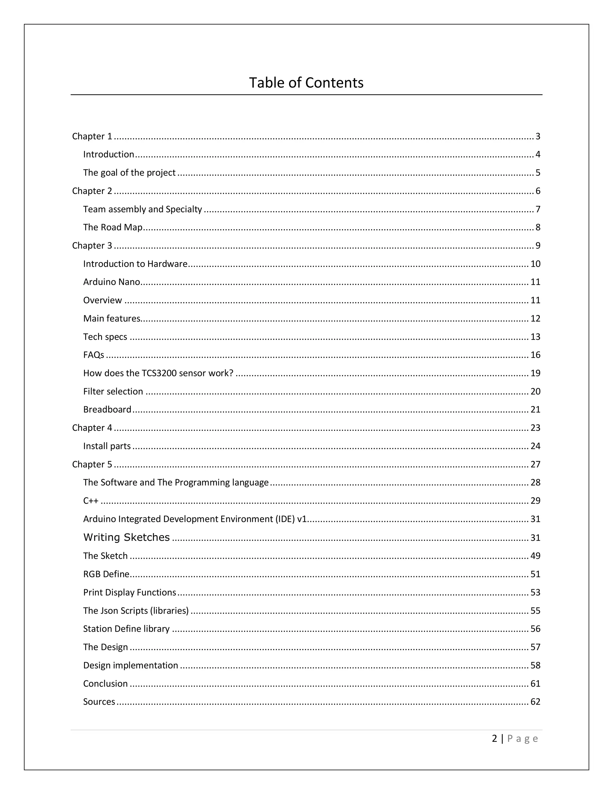 Arduino Color Detector Final Result Pdf