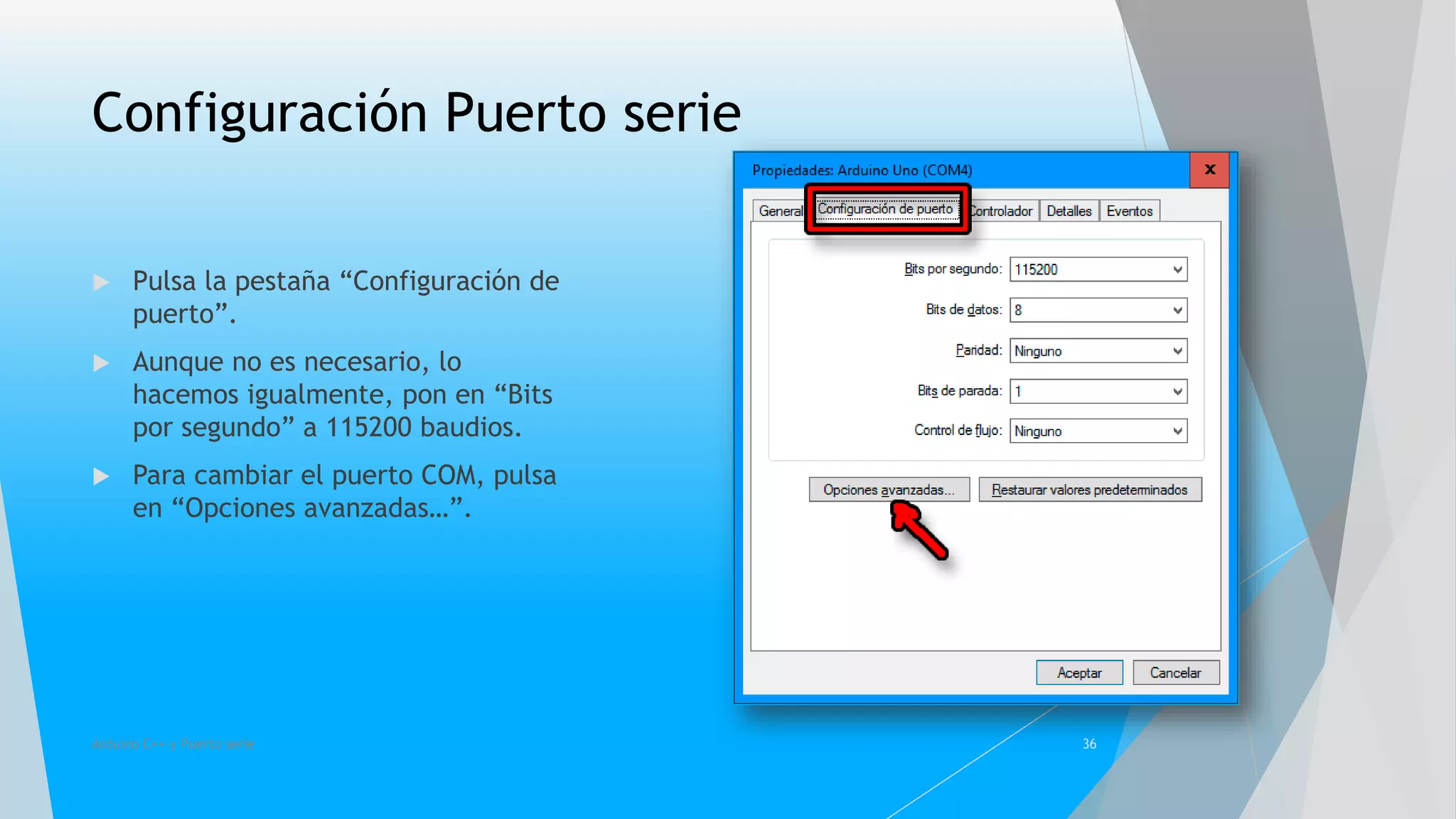 Arduino C Y Puerto Serie Ppt