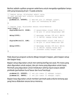 Arduino dasar untuk orang biasa | PDF