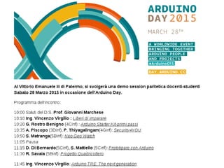 Arduino day2015 Libertà a scuola | PDF