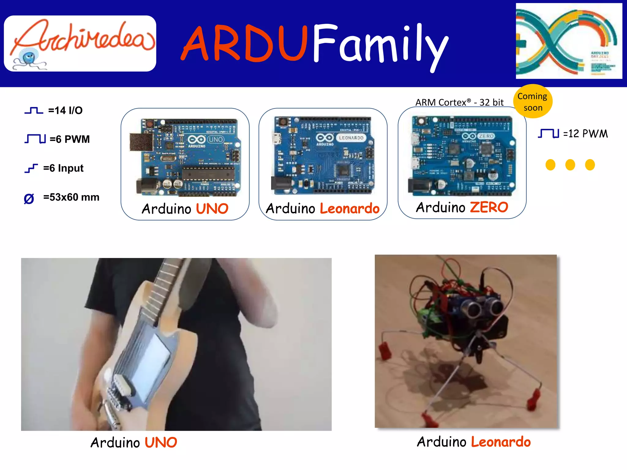 Arduino day 2015 @Archimedea | PPSX