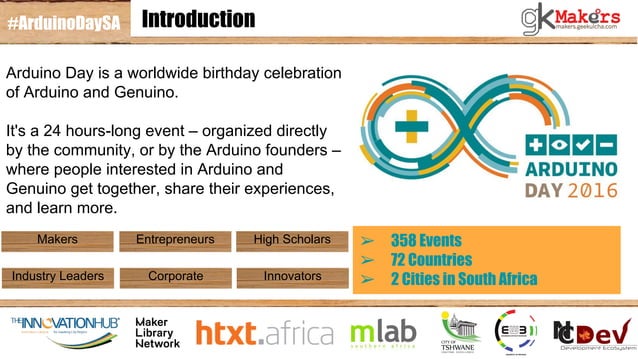 Geeks Report Arduino Day 2016 Ppt
