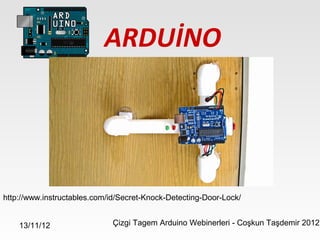 Arduino eğitimleri 1 - giriş | PPT