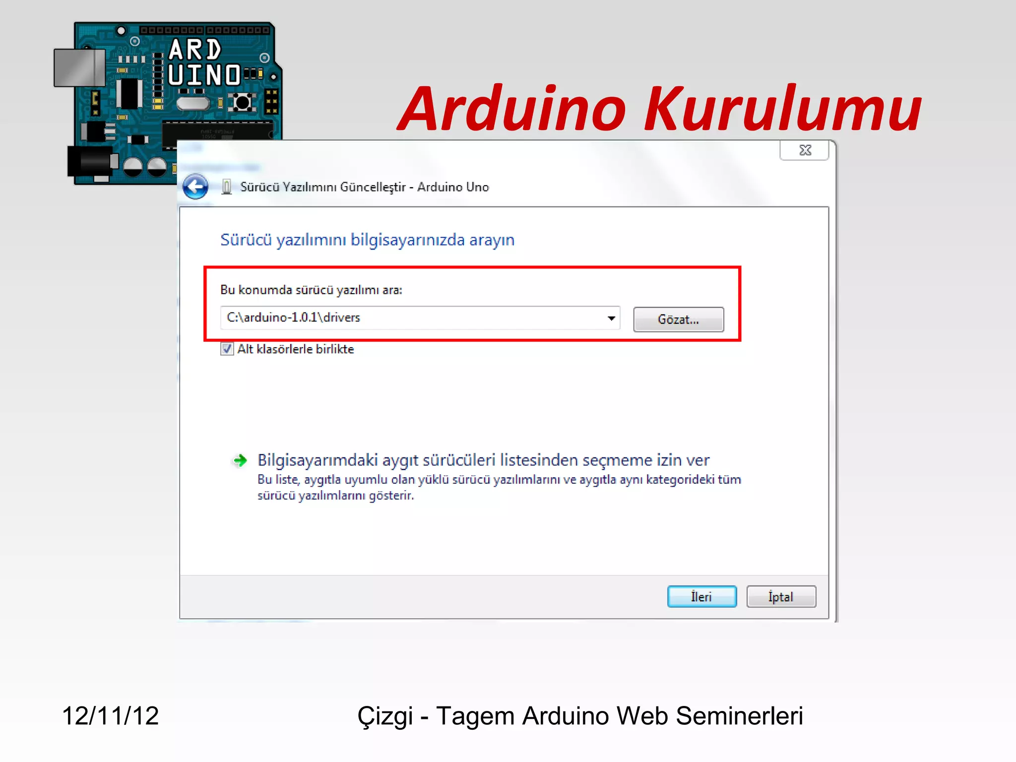 Arduino eğitimleri 2 - arduino platformuna giriş | PPT
