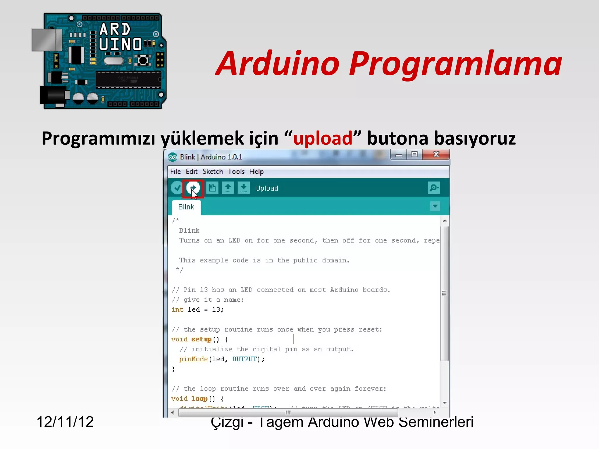 Arduino eğitimleri 2 - arduino platformuna giriş | PPT