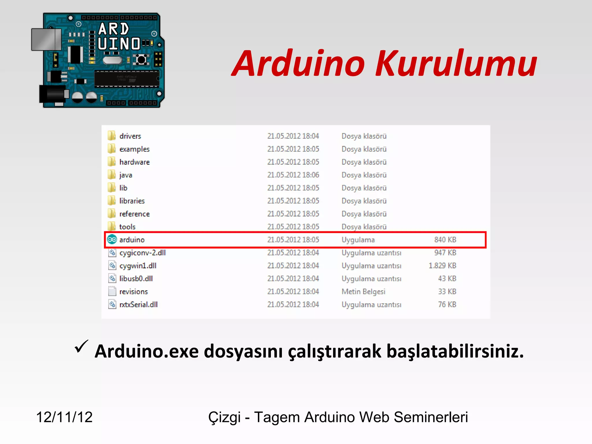 Arduino Eğitimleri 2 Arduino Platformuna Giriş Ppt