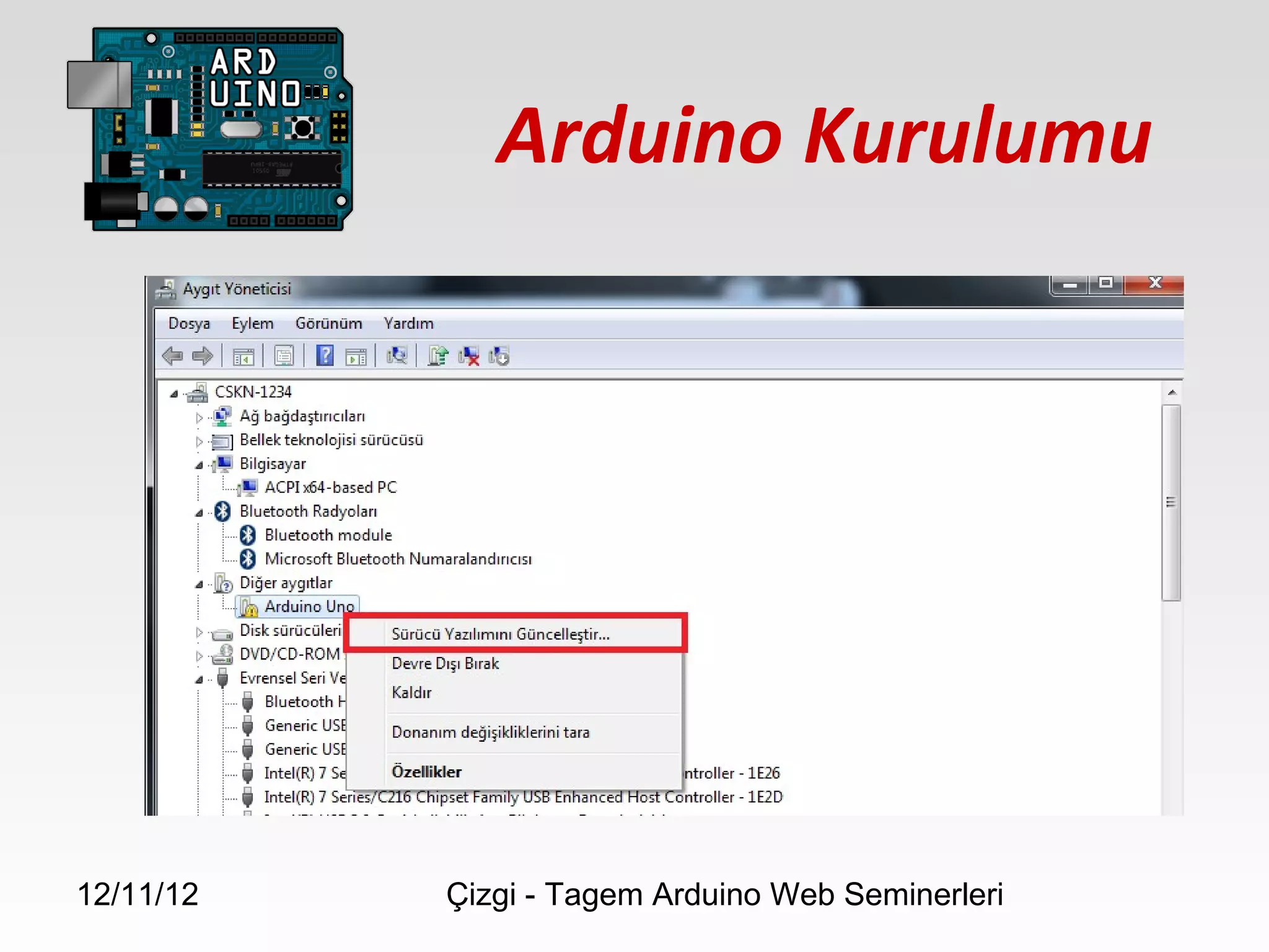 Arduino eğitimleri 2 - arduino platformuna giriş | PPT