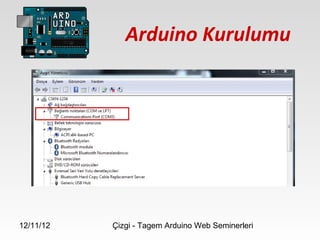 Arduino eğitimleri 2 - arduino platformuna giriş | PPT