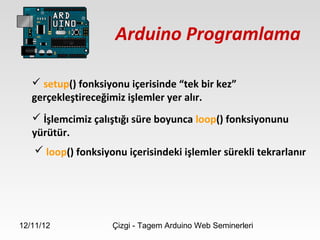 Arduino eğitimleri 2 - arduino platformuna giriş | PPT
