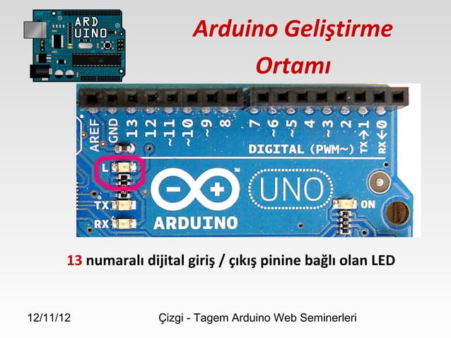 Arduino eğitimleri 2 - arduino platformuna giriş | PPT
