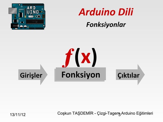 Arduino eğitimleri 4 - arduino programlama dili - 2 | PPT