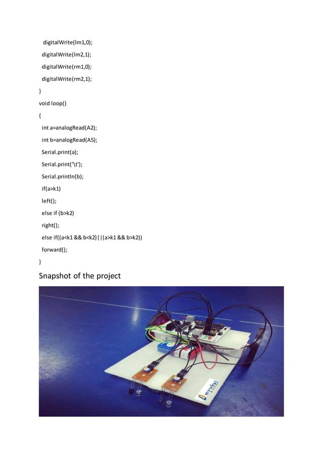 Arduino embedded systems and advanced robotics | DOCX | Computer Peripherals | Computing