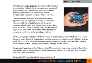 MATERI DASAR Arduino For Newbie MUDAH DAN FRIENLY | PDF
