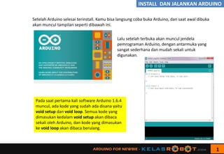 MATERI DASAR Arduino For Newbie MUDAH DAN FRIENLY | PDF