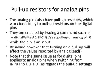 Arduino Foundations | PPTX