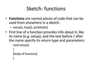 Arduino Foundations | PPTX | Programming Languages | Computing
