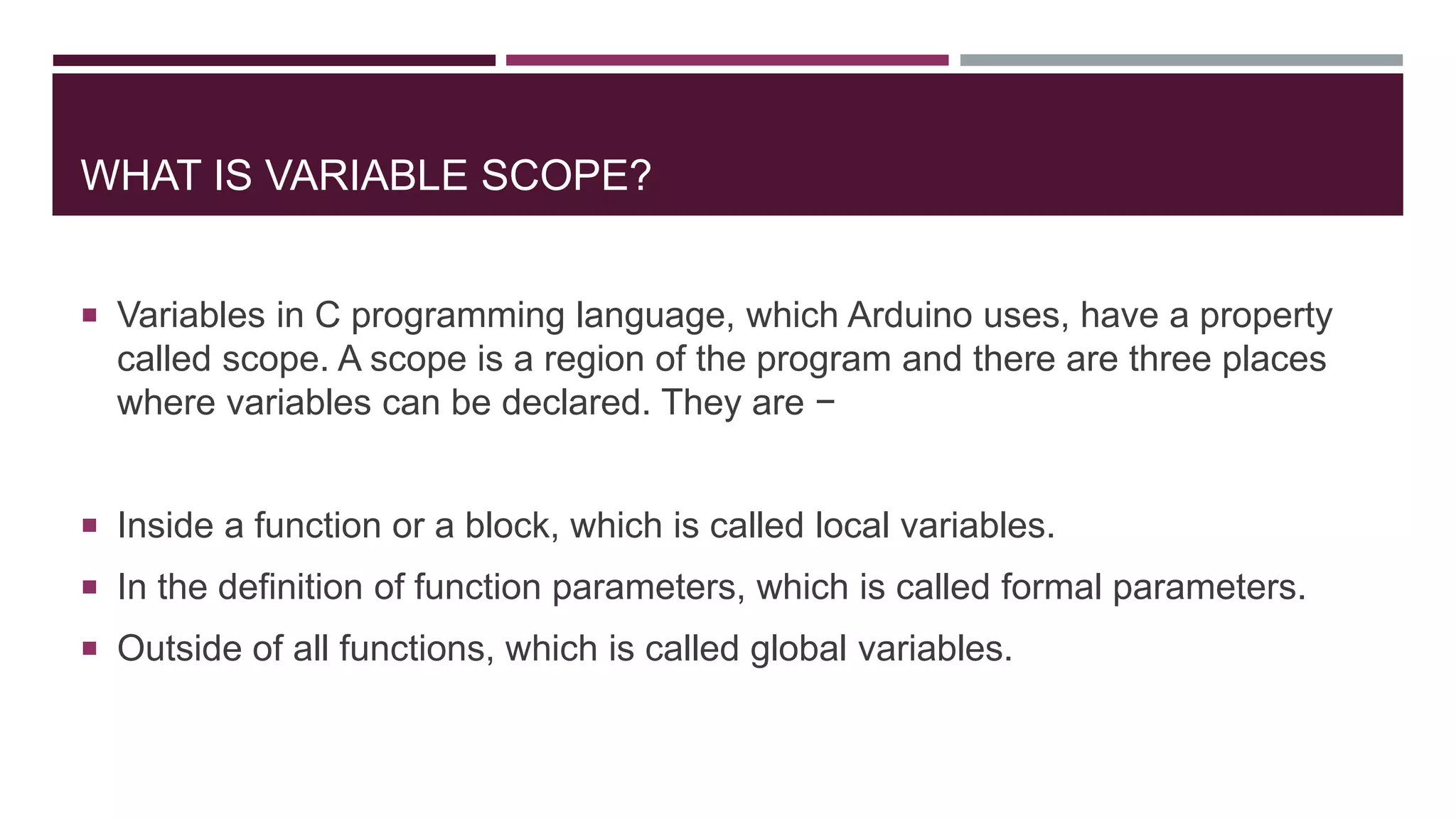 Arduino Functions Ppt 6779