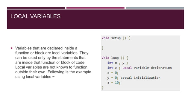 Arduino Functions Ppt 1738