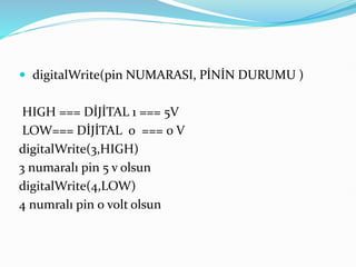 Arduino Nano giriş pdfi hedmsjskdjdkkskskx | PPT