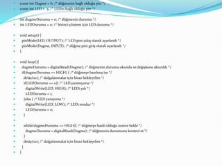Arduino Nano giriş pdfi hedmsjskdjdkkskskx | PPT