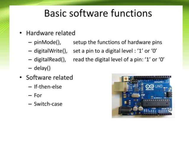 Arduino IDE | PPTX | Programming Languages | Computing