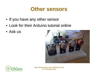 Arduino IDE blink sensors | ODP