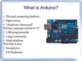 arduino introduction for vocational students | PPT