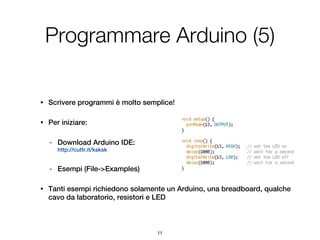 Introduzione ad Arduino | PPT