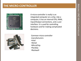 Introduction to basic Arduino Gr 12 Computer Engineering | PPT