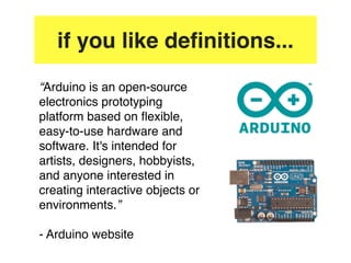 Introduction to Arduino @ Open Tech School - Berlin (6 Dec 2012) | PPT
