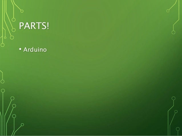 Arduino Introduction Blinking Led Presentation Workshop 5
