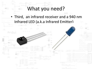 Arduino i rremote 1112 | PPTX | Computer Peripherals | Computing