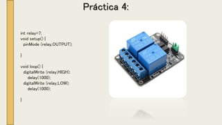 Arduino Alexis, Jahir y Paulina practicas | PPT