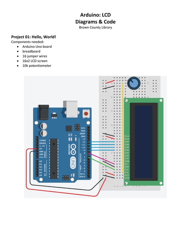 Arduino: Arduino lcd | PDF