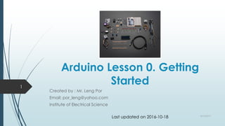 Arduino Lesson 1 (2).pdf for student in high school | PDF