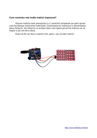 Arduino matriceled8x8 | PDF