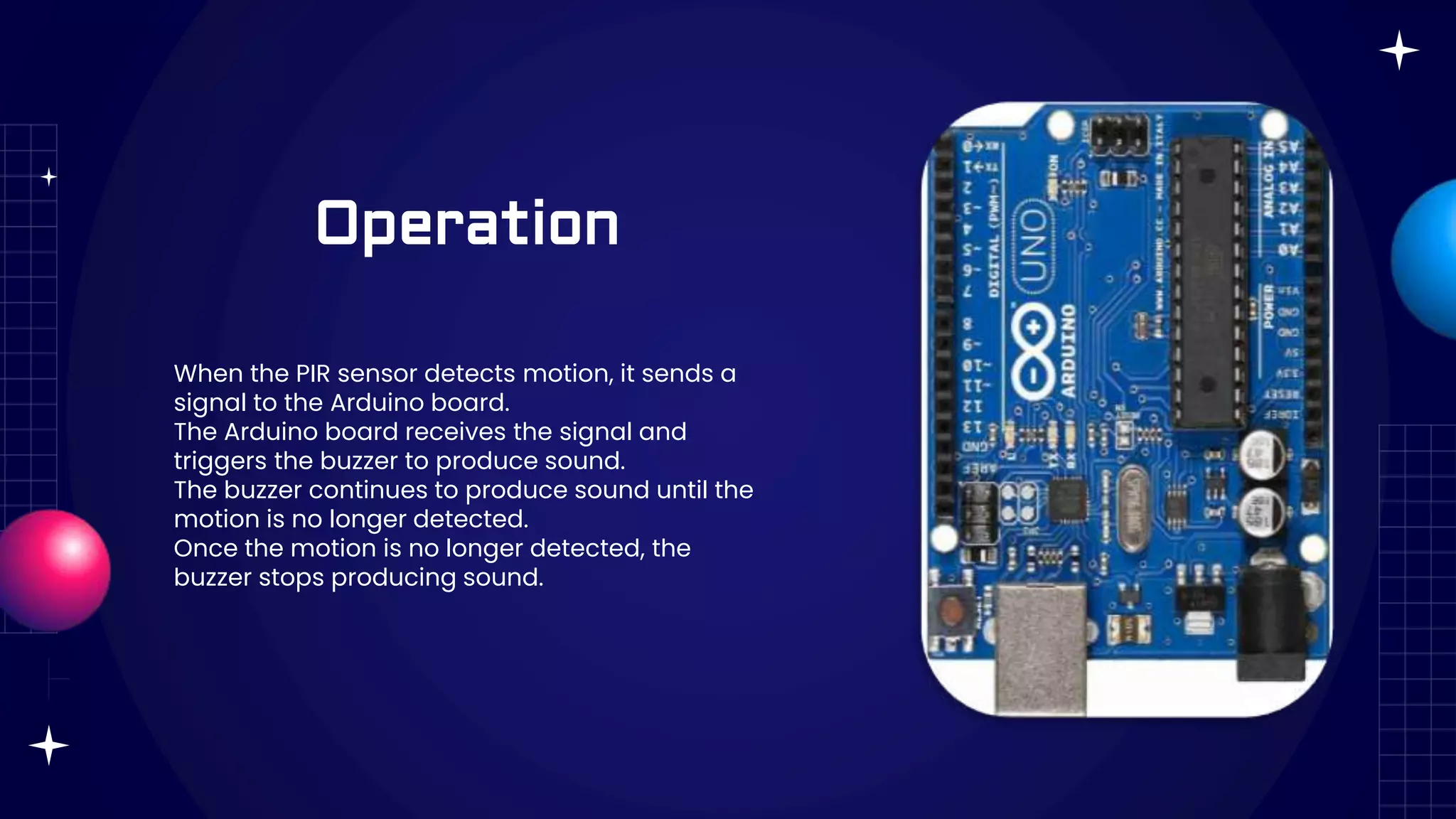 ARDUINO MOTION SENSOR | PPTX