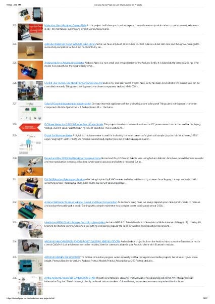 Arduino Nano Projects List -Use Arduino for Projects.pdf