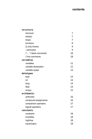 Arduino Programming Notebook | PDF