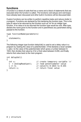 Arduino Programming Notebook | PDF