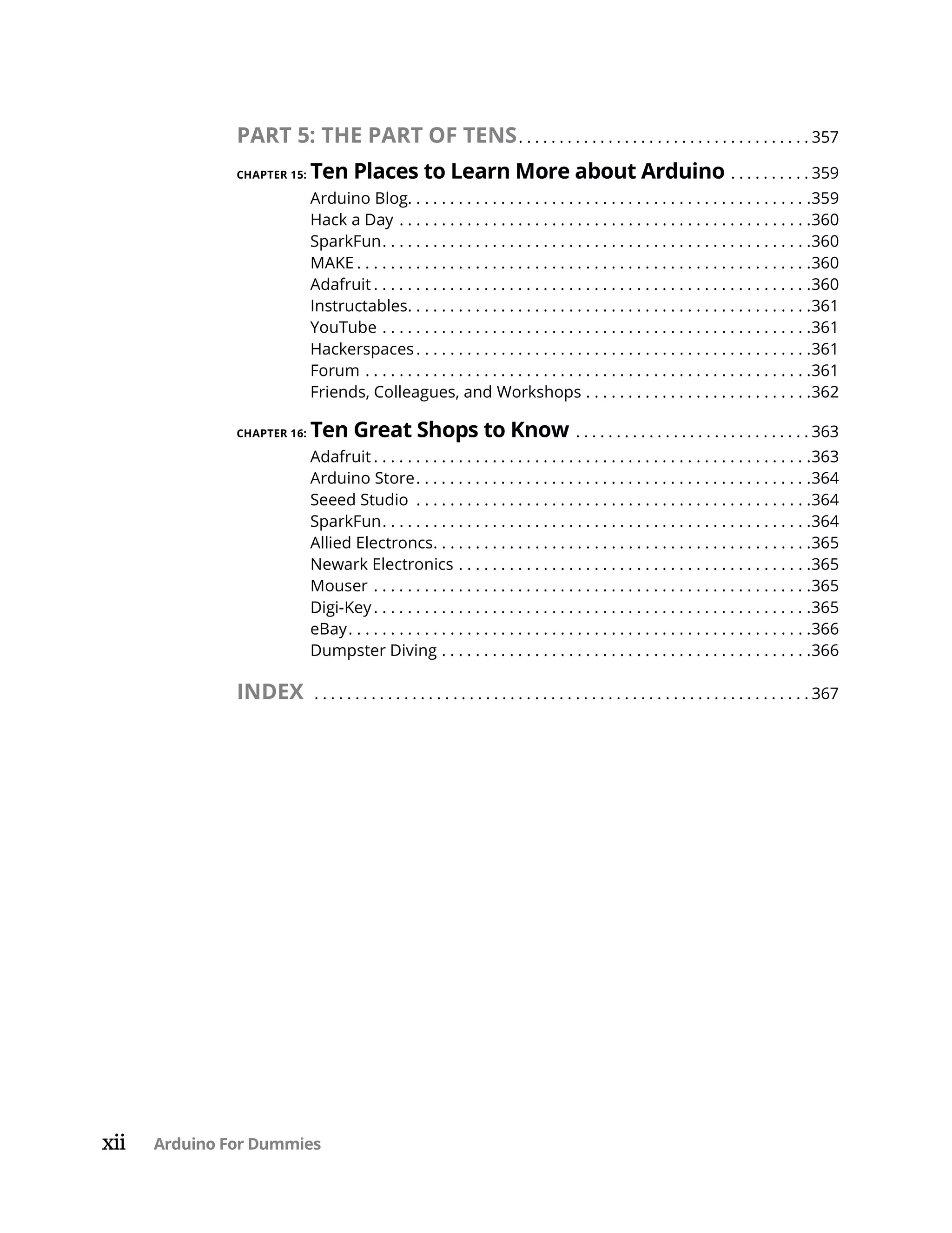 Arduino Arduino Para Dummies 2 Edición Por Wiley Brand Parte 1 Pdf
