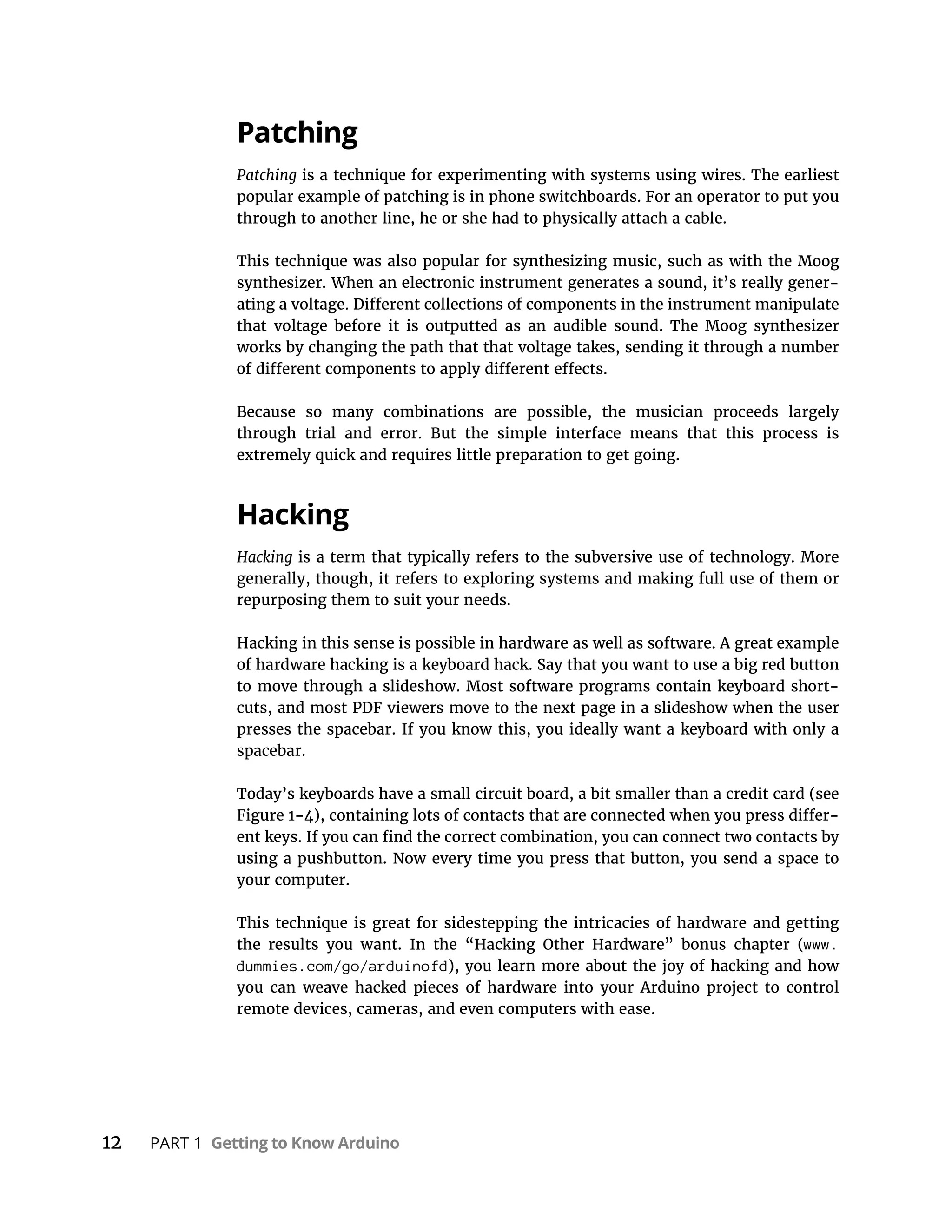 Arduino: Arduino para dummies 2 edición por Wiley Brand parte 1 | PDF