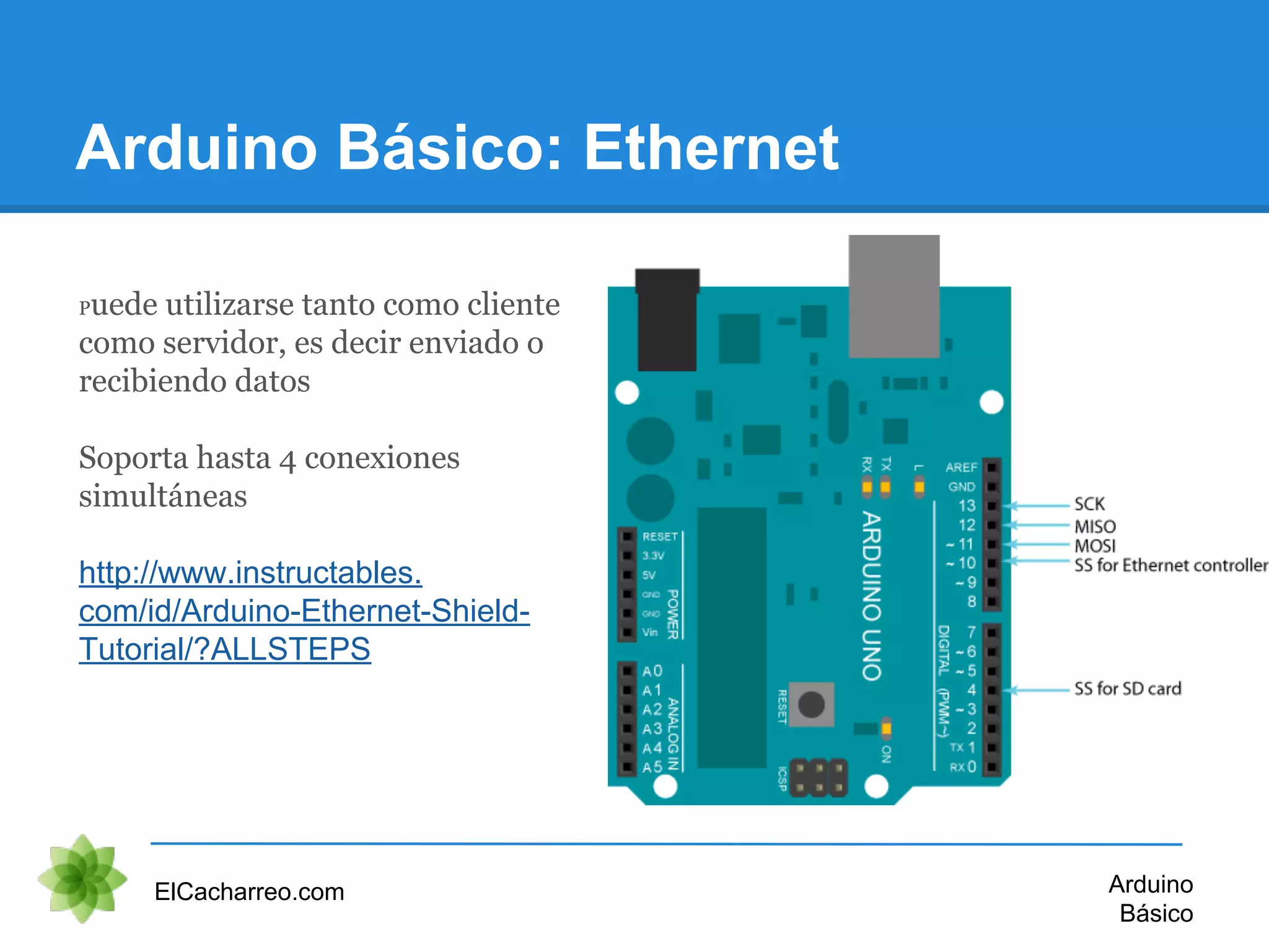 Arduino práctico ethernet | PDF | Computer Networking | Computing