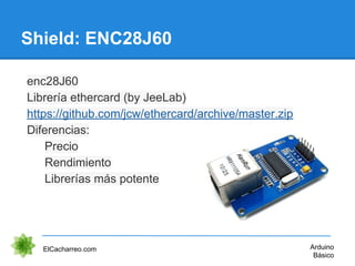Arduino práctico ethernet | PDF | Computer Networking | Computing