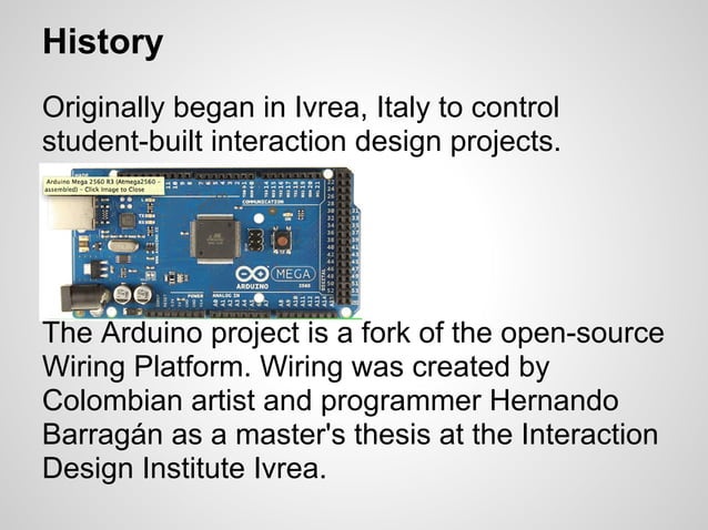 Arduino presentation | PDF