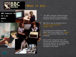 Arduino presentation | PDF | Computing | Technology & Computing