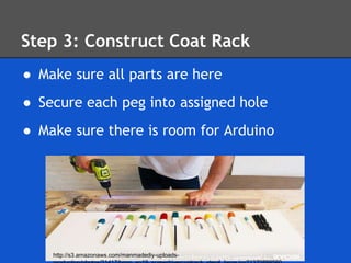 Arduino Smart Weather Coat Rack | PPTX