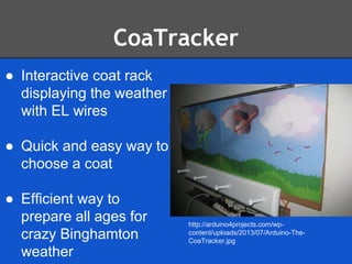 Arduino Smart Weather Coat Rack | PPTX