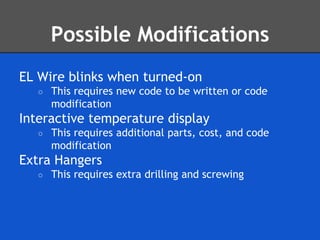Arduino Smart Weather Coat Rack | PPTX