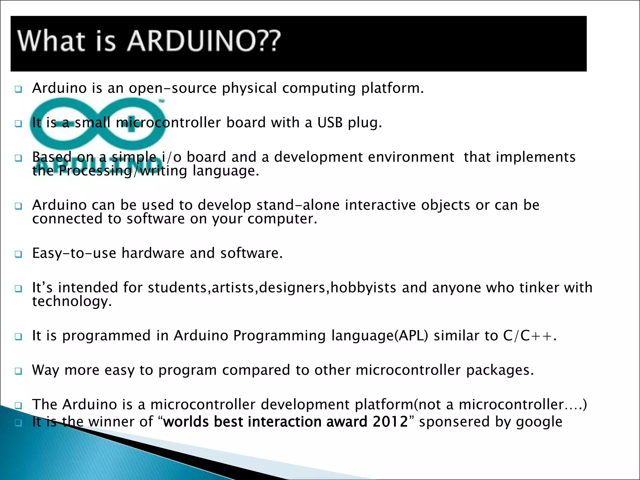 ARDUINO presentation by Bamidele Samuel.ppt